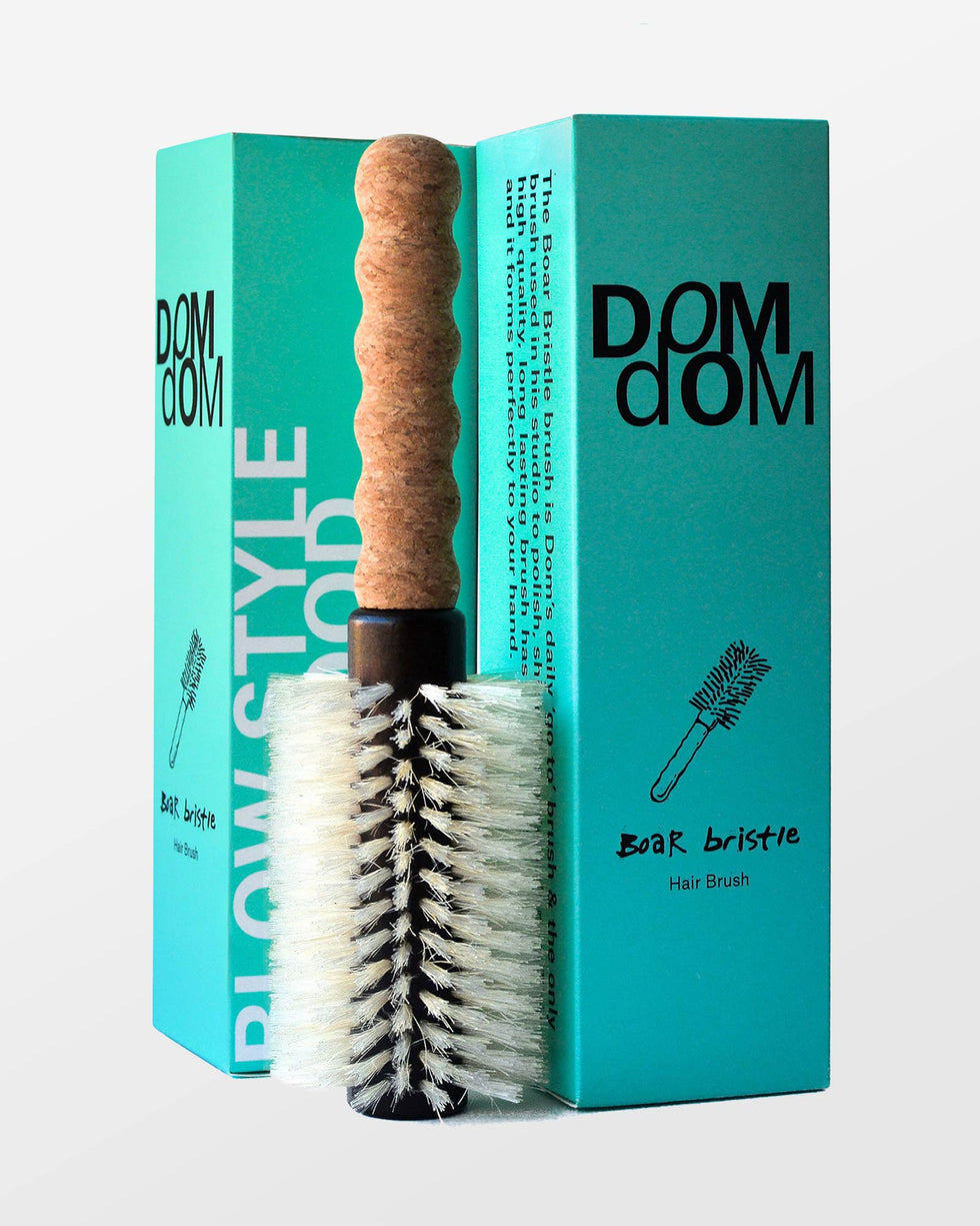 Medium Round Boar / Nylon Bristle Brush – Dom Dom